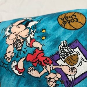 Office | Vintage Popeye The Sailor Man Basketball Fabric Over 6 Yards ...